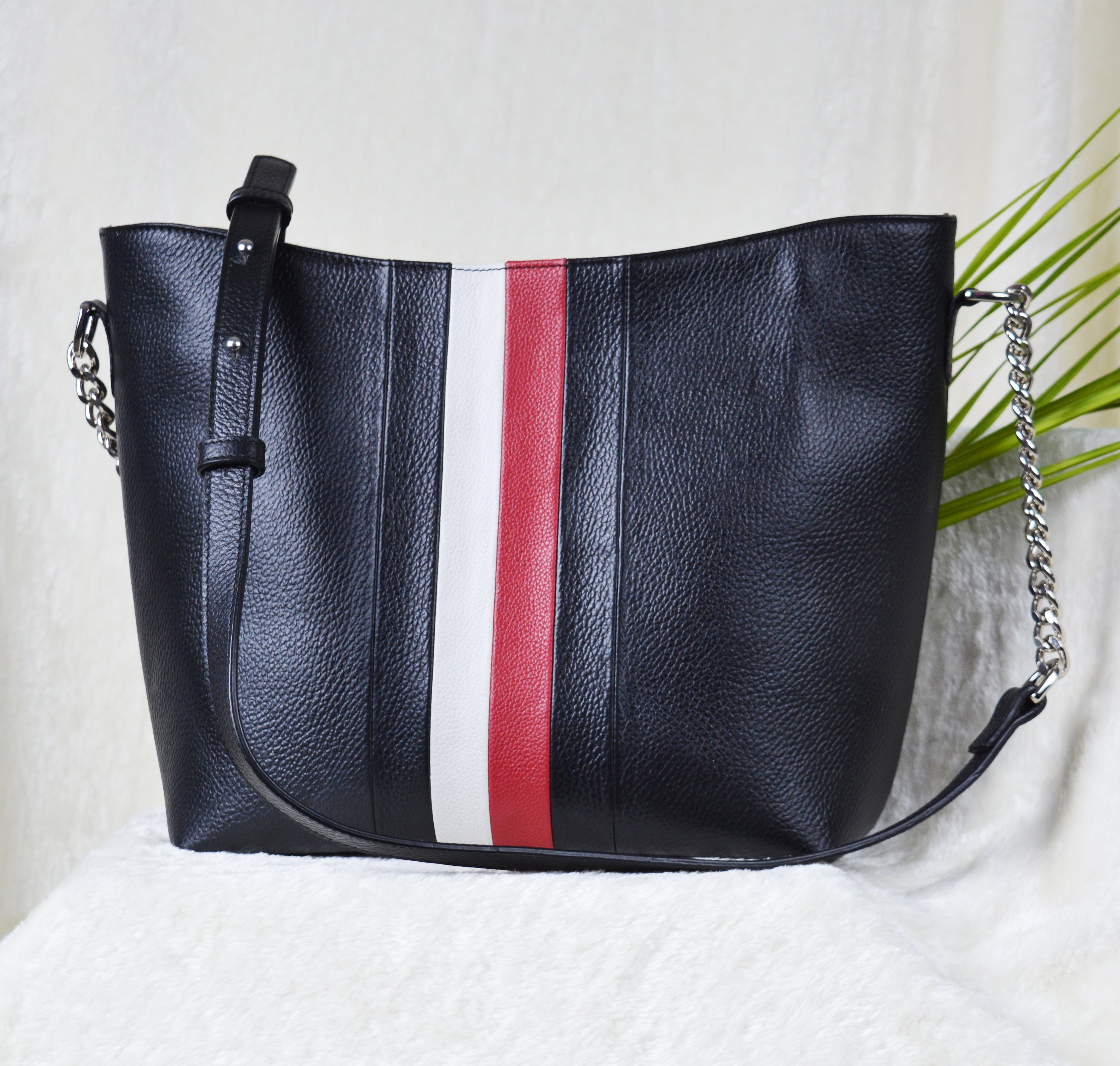 Striped Classy Handbag – Gallucha Paris